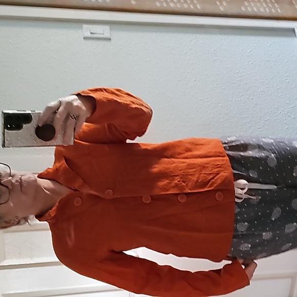 Carole Little | Jackets & Coats | Stunning Carol Little Orange Wool ...